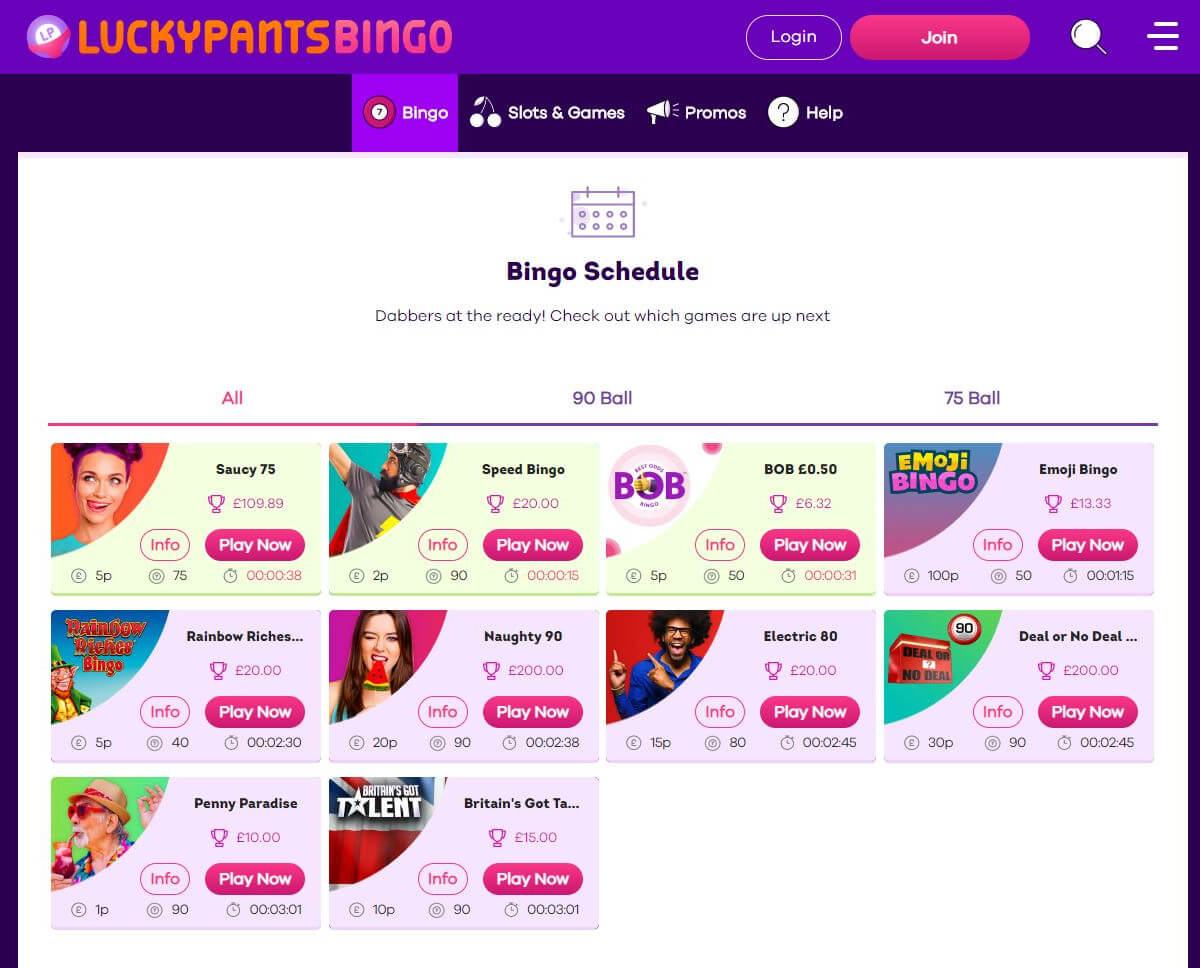 Bingo Goes Bang At Lucky Pants Bingo | New Bingo Software