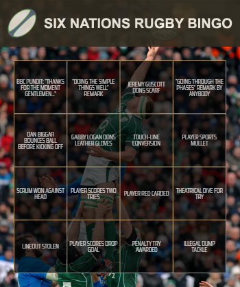 Six Nations Rugby Bingo Cards - Printable & Playable
